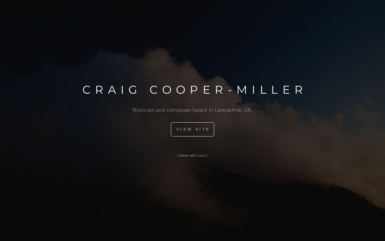 Craig Cooper-Miller - Musician/Composer